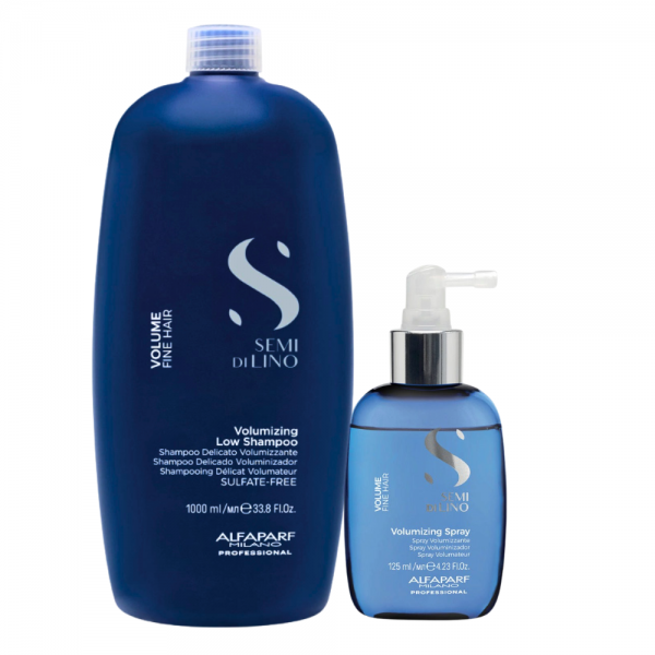Alfaparf Volumizing - Pachet par fara volum Sh 1L+spray 125ml