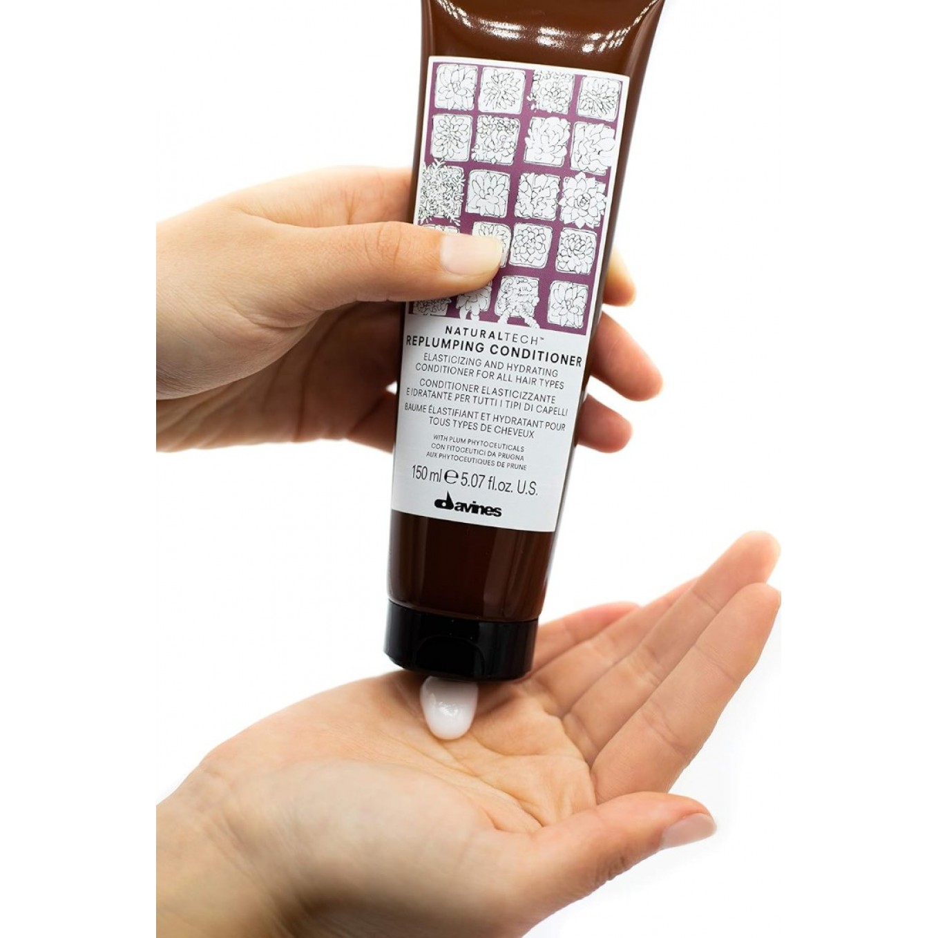 Davines - Balsam reparare par degradat Naturaltech Replumping, travel ...