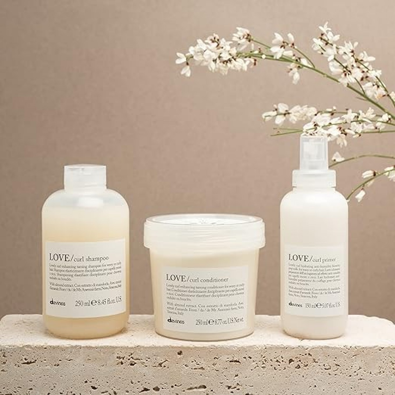 Davines - Balsam par cret / ondulat Love Curl, travel size 75ml
