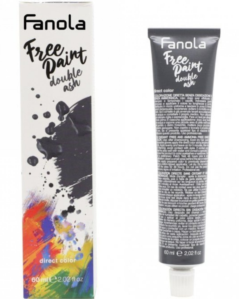Fanola Free Paint - Pigment pur colorare directa cenusiu intens Double ...