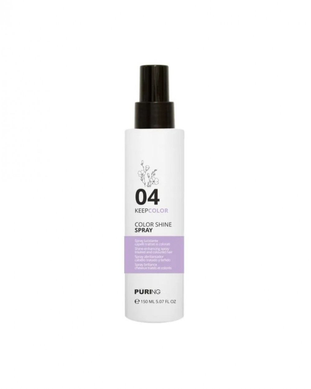 Puring Keepcolor - Spray de stralucire pentru par vopsit 150ml