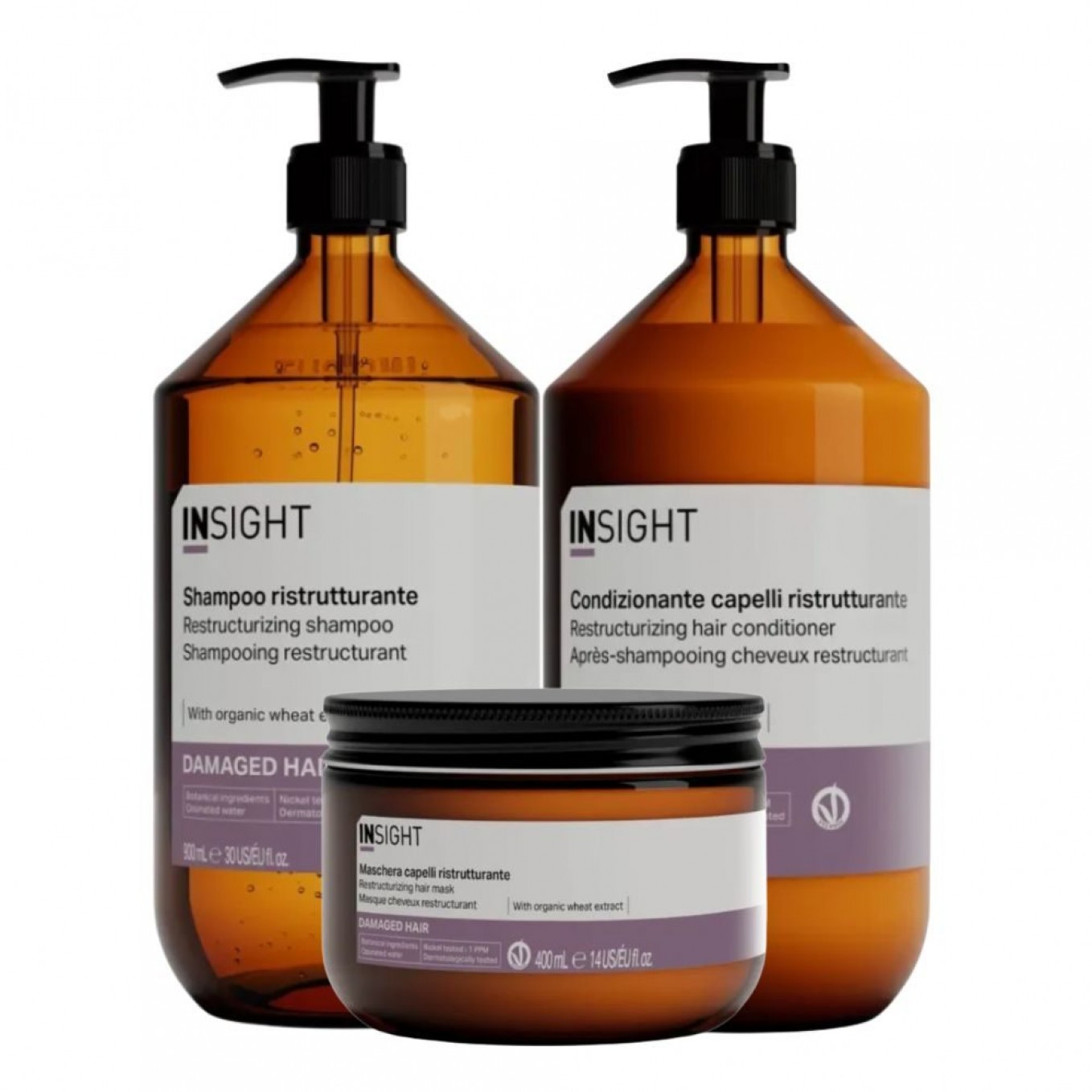 Insight Damaged - Pachet reparare par deteriorat Sh 900ml+Bls 900ml ...