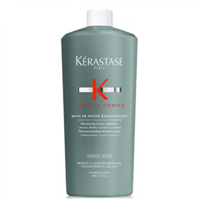 Kerastase - Sampon barbati anti-cadere par slabit Genesis Homme 1000ml