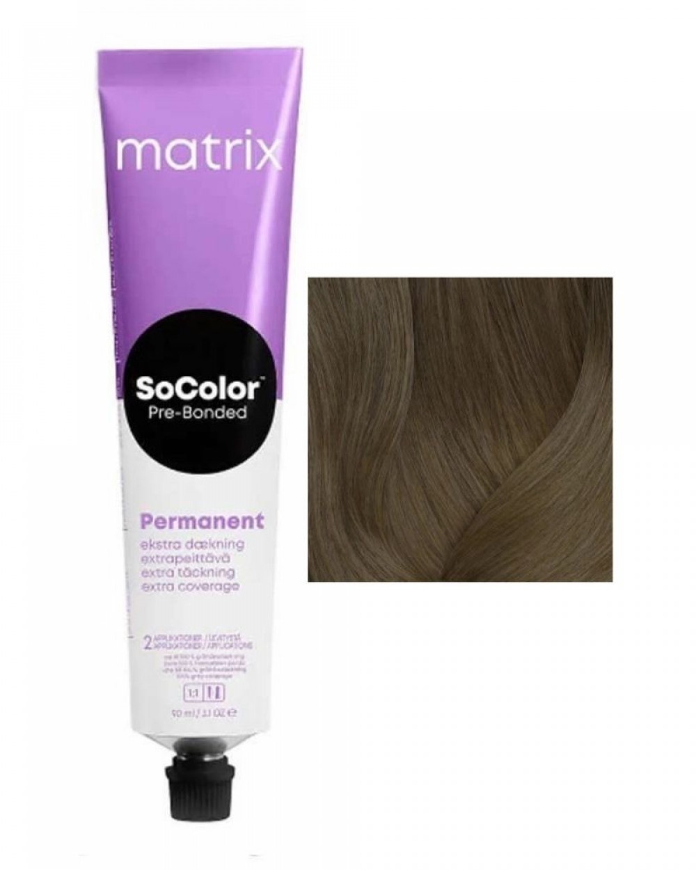 Matrix SoColor - Vopsea de par permanenta 505N Light Brown Neutral 90ml