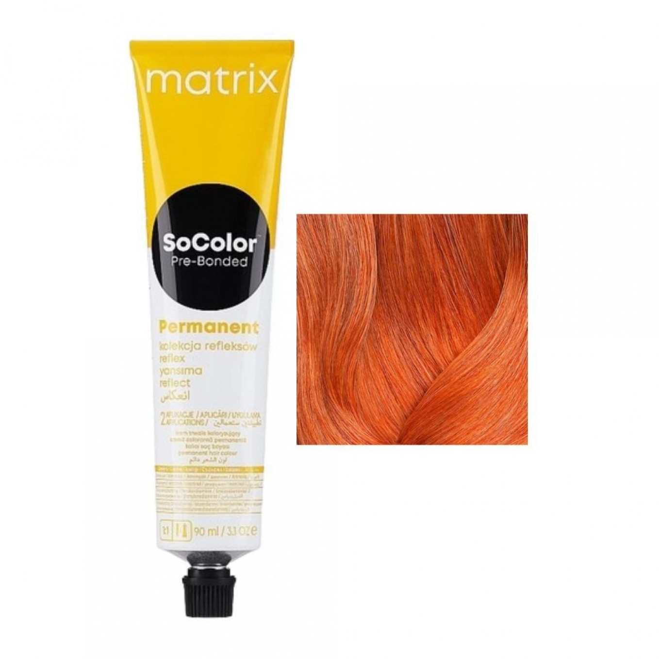 Matrix SoColor - Vopsea de par permanenta 8RC Light Blonde Red Copper 90ml