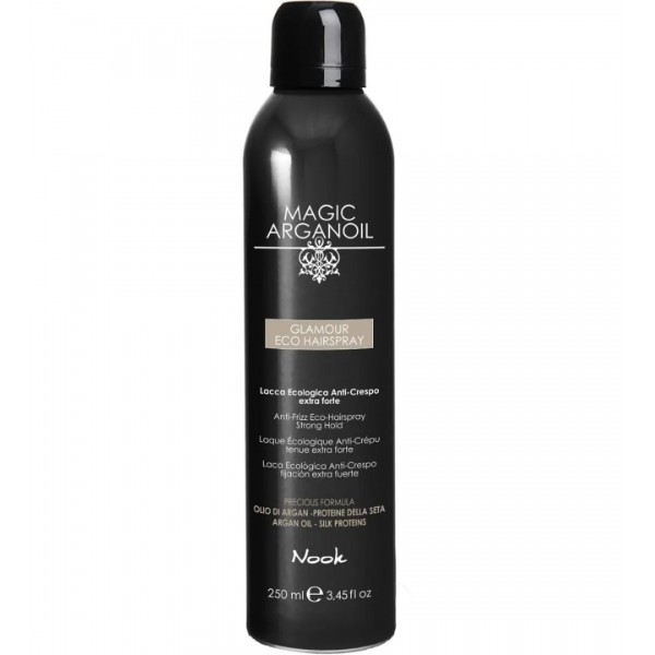 Nook Magic Argan Oil - Fixativ cu fixare puternica Glamour Eco 250ml