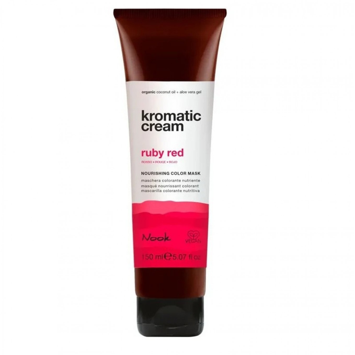 Nook - Masca nuantatoare Kromatic Cream Ruby Red 150ml