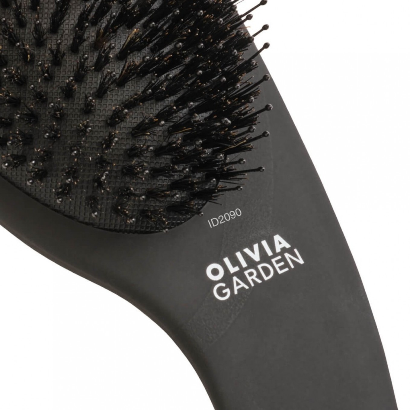 Olivia Garden Perie de par neagra Expert Care Curve Nylon&Boar