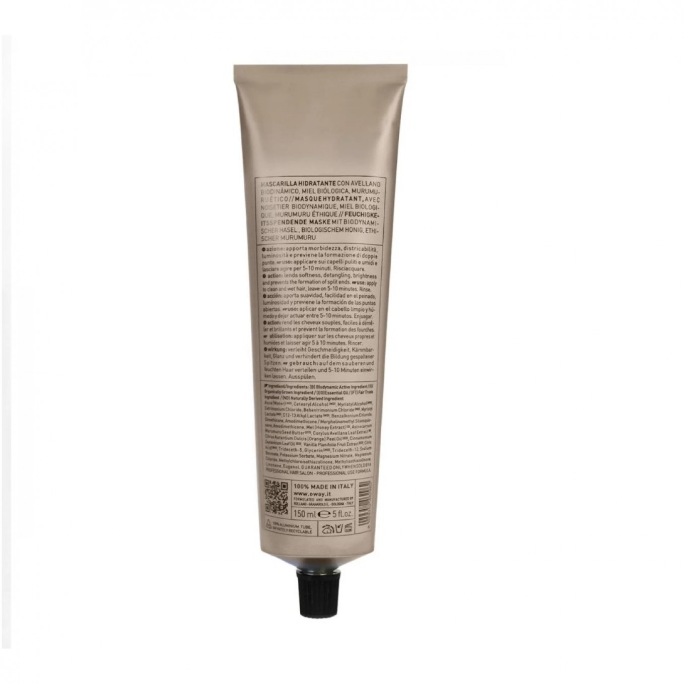 Oway - Masca organica reconstructie par deteriorat Rebuilding Mask 150ml