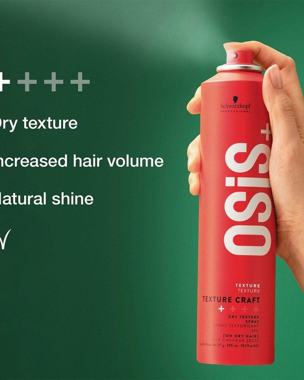 Schwarzkopf Osis+ Texture Craft - Spray uscat texturizant 300ml