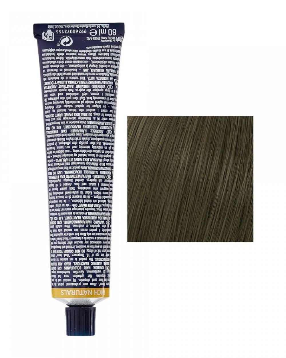 Wella - Vopsea de par permanenta nr.55/02 Maro Intens Natural Mat 60ml