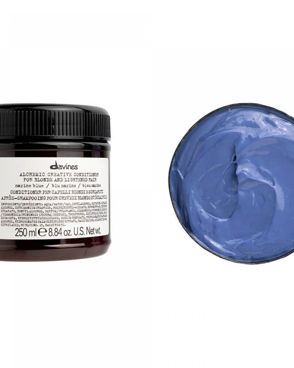 Davines - Balsam nuantator par blond Alchemic Marine Blue 250ml