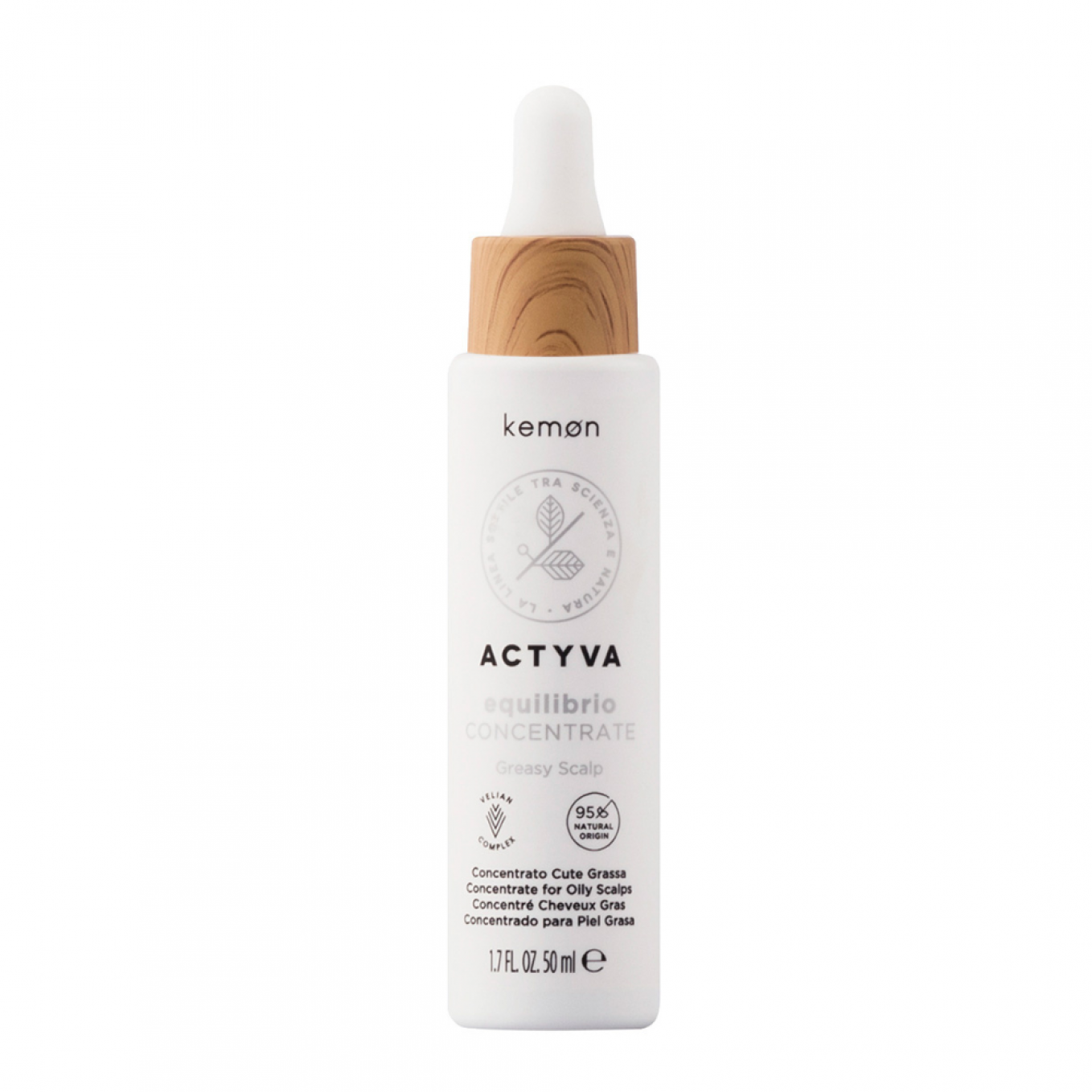 Kemon Actyva Equilibrio - Tratament concentrant anti-sebum scalp gras 50ml