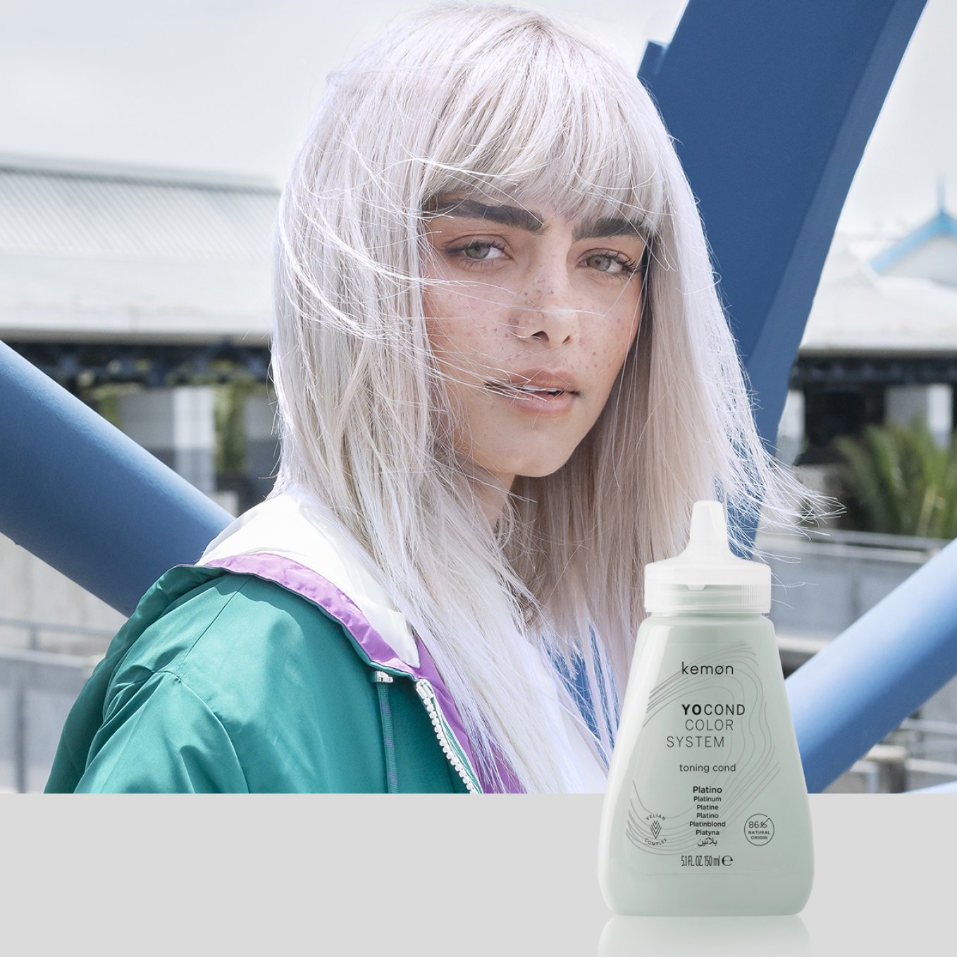 Kemon YoCond Color System - Balsam nuantator Platinum 250ml