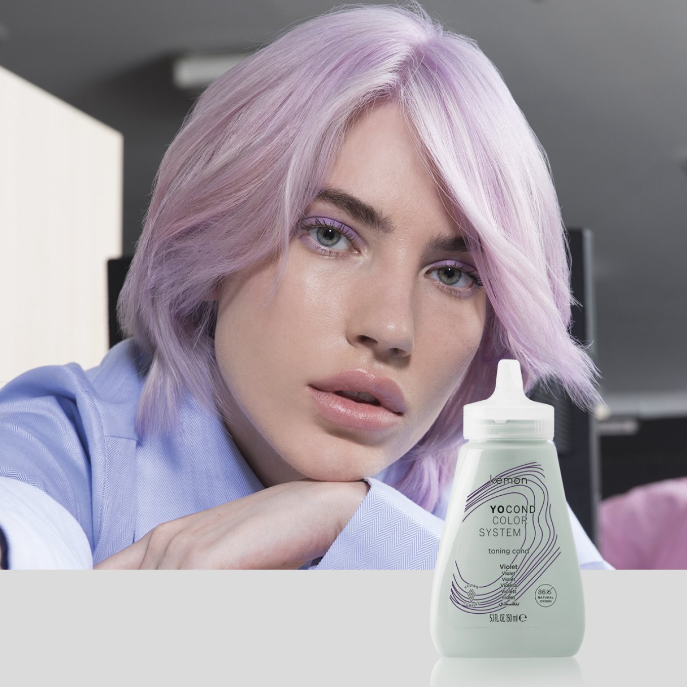 Kemon YoCond Color System - Balsam nuantator Violet 150ml