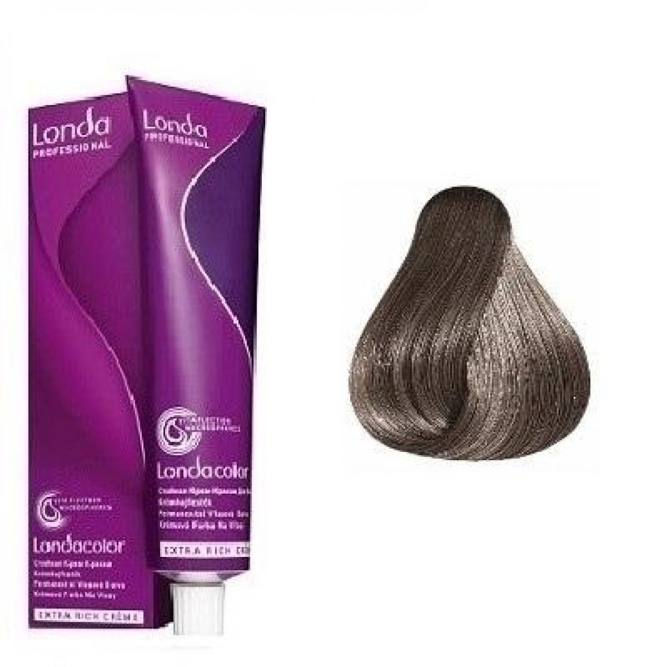 Londa - Vopsea de par permanenta nr.6/81 Blond inchis perlat cenusiu 60ml