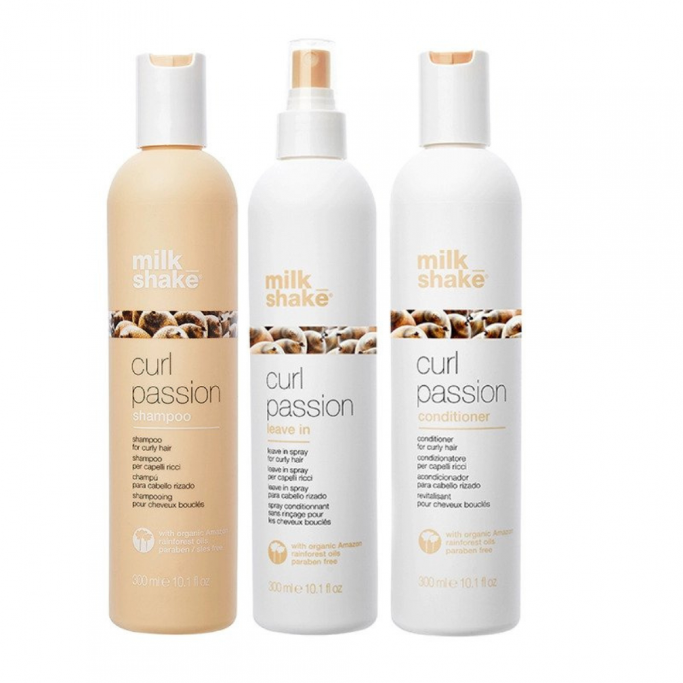 Milk Shake Curl Passion - Pachet par cret/ondulat sampon+balsam+leave ...