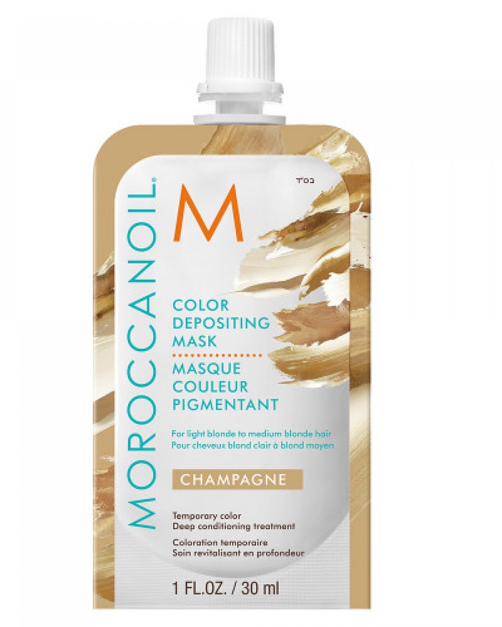 Moroccanoil Color - Masca de par nuantatoare Champagne 30ml