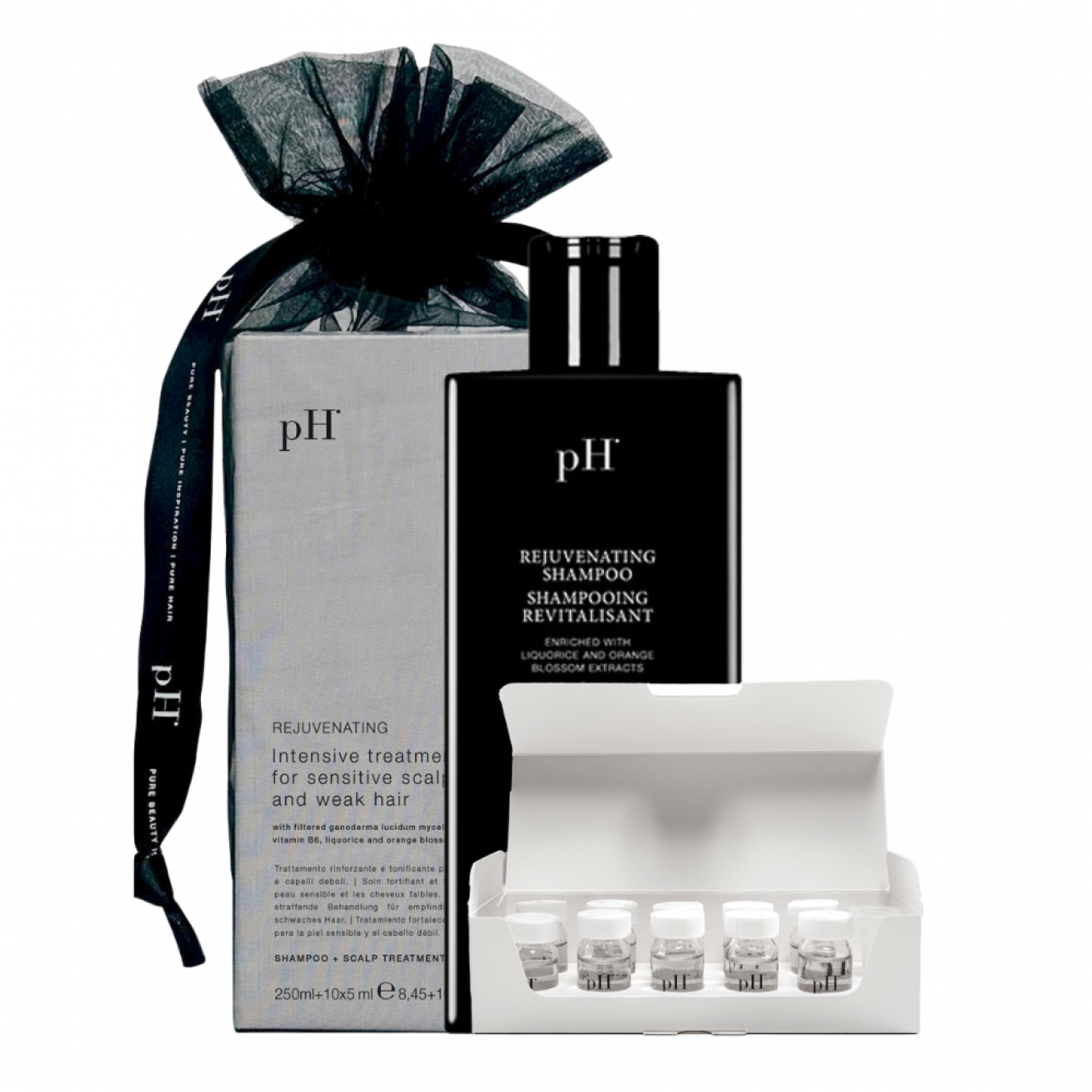 pH Laboratories - Set anti-cadere par fragil Rejuvenating sh 250ml ...