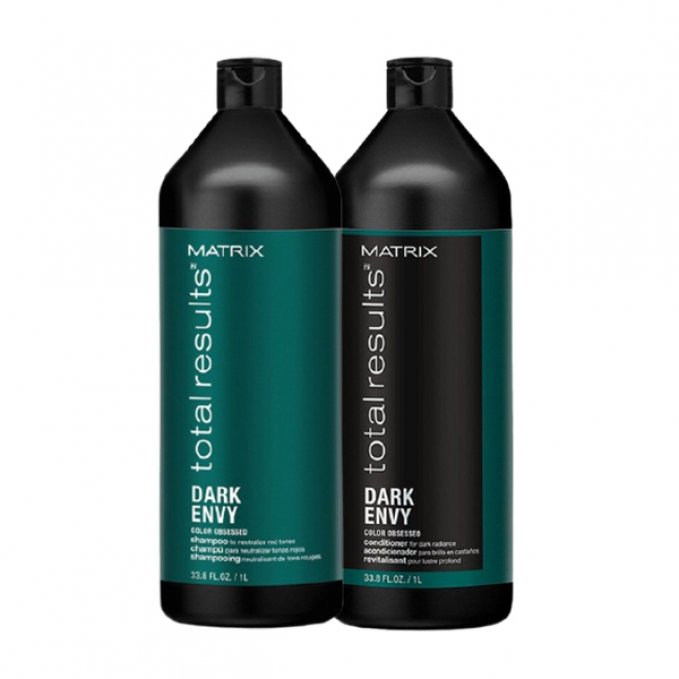 Matrix Dark Envy - Pachet par brunet neutralizare tonuri rosii Sampon ...